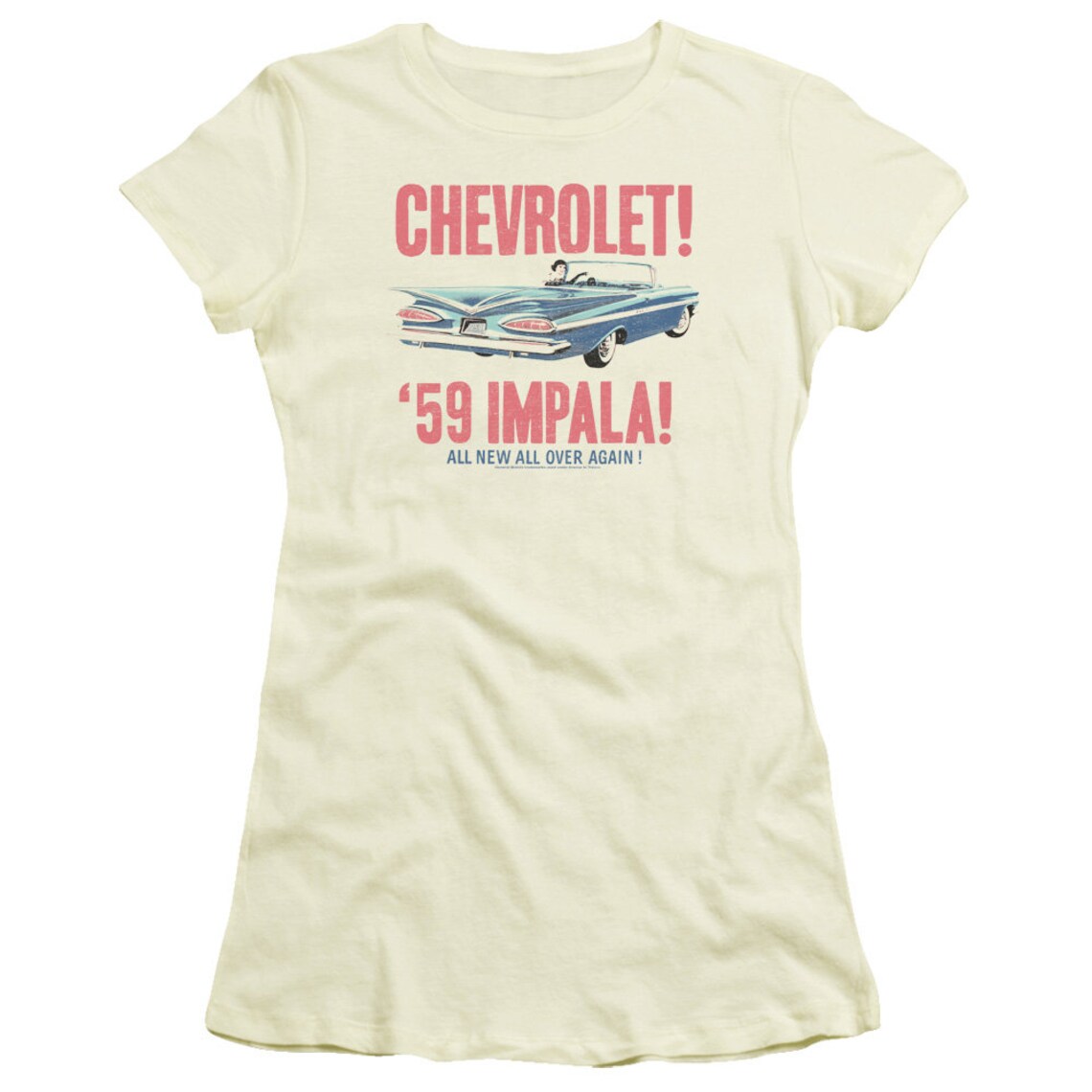 Chevrolet '59 Impala All New All Over Again Cream Shirts - Etsy