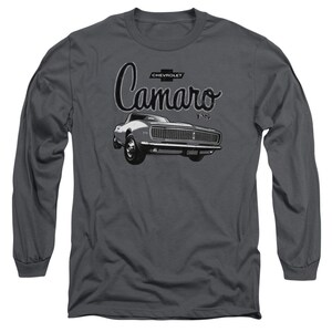 Chevrolet Camaro Script Car Charcoal Shirts - Etsy