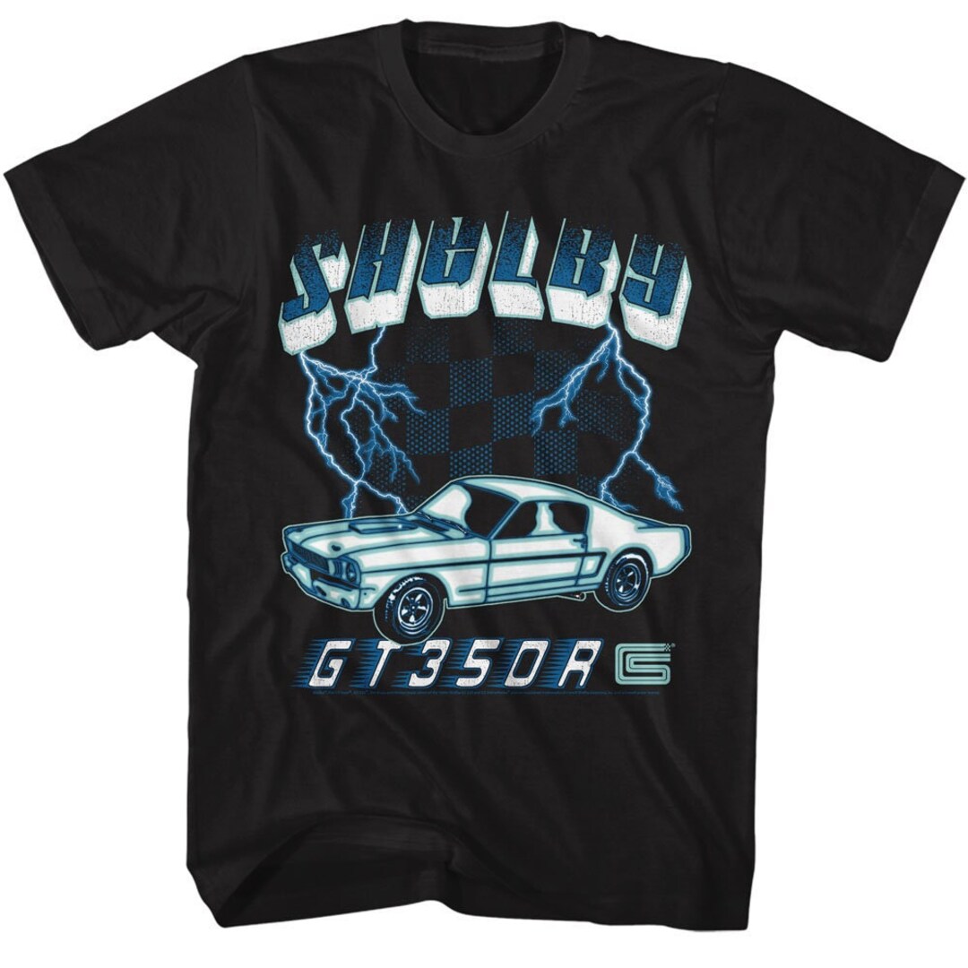 Shelby GT 350R Lightning Logo Black Shirts - Etsy
