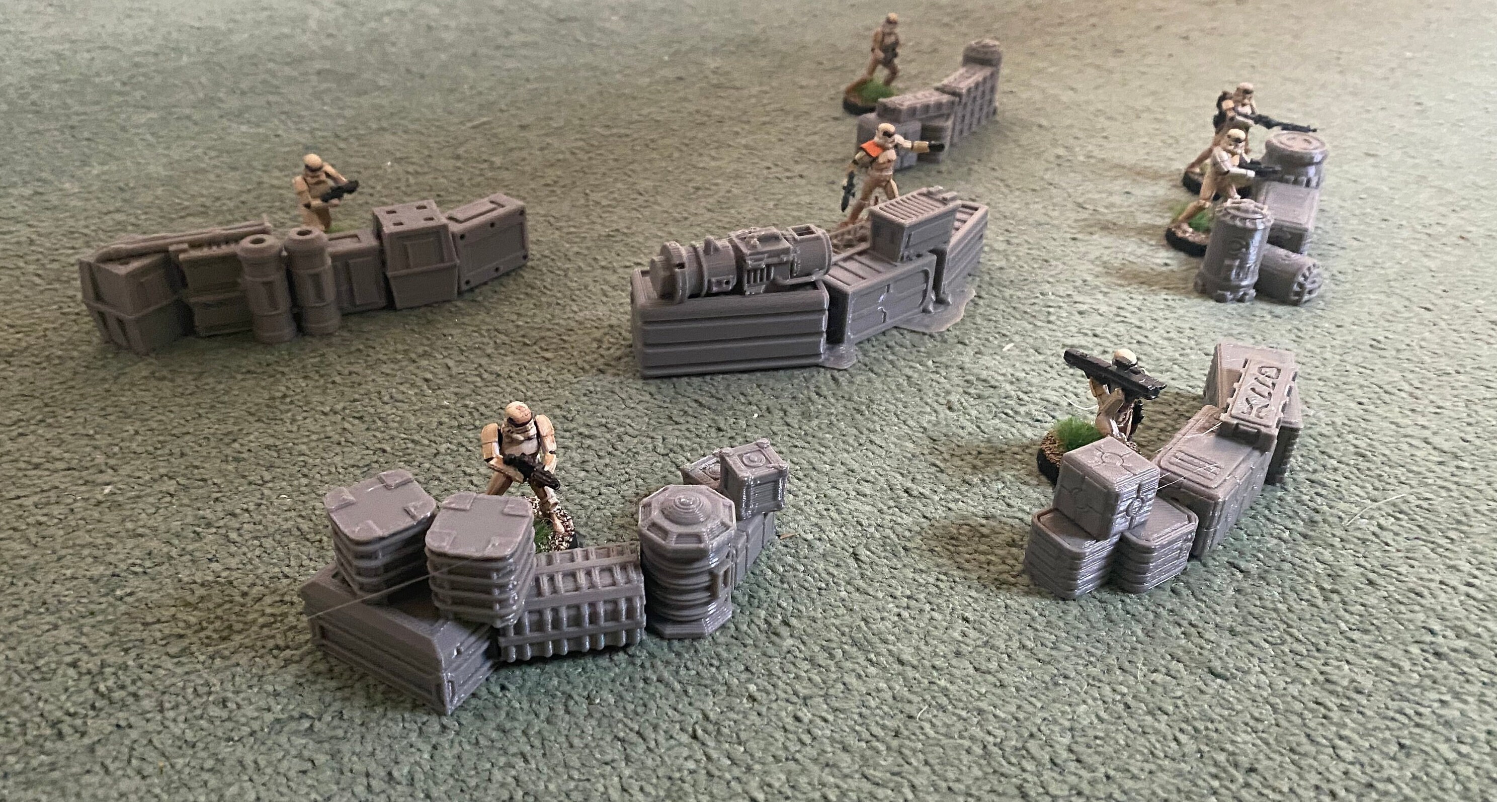 Star Wars Legion Terrain Barricades Pack of 6 | Etsy UK