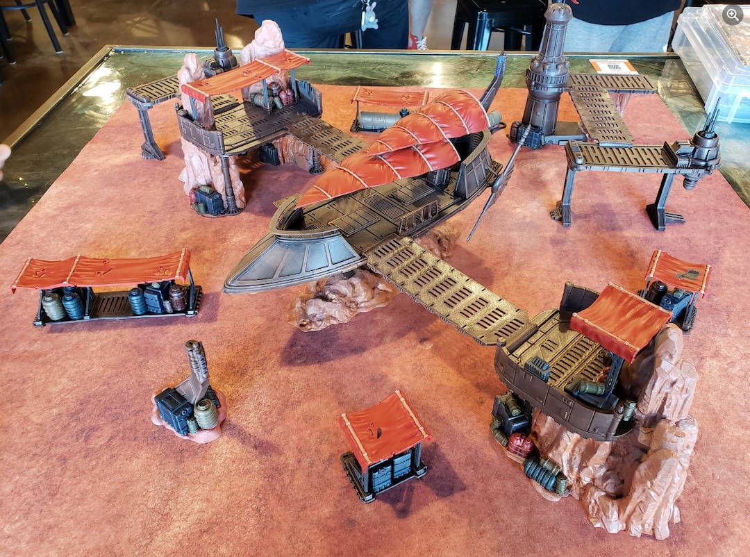 Star Wars Legion Terrain Pirate Outpost by Jesus Imperial Terrain ...
