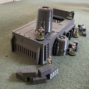 Star Wars Legion Terrain Large Modular Garage FREE Storage Crates ...