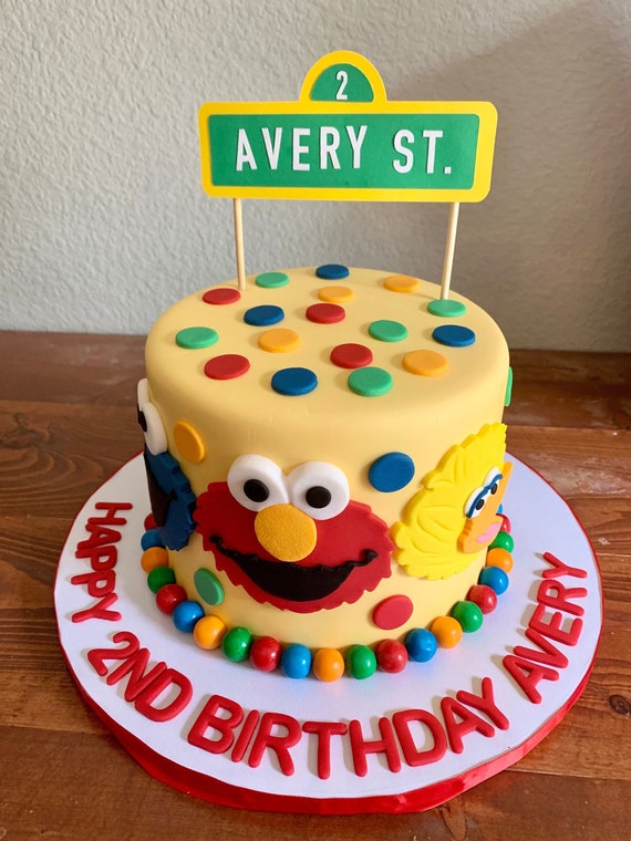 Sesame Street Birthday Cake Decorations