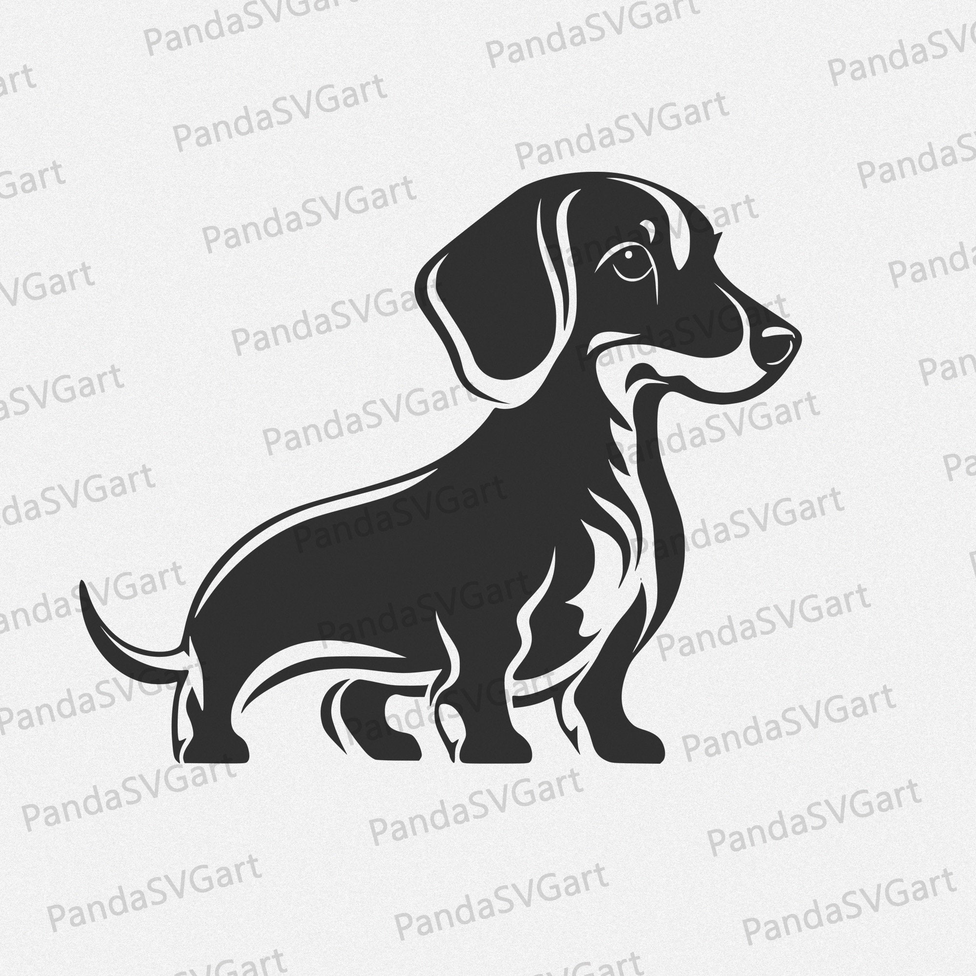 Dachshunds svg perro svg silueta de dachshund tatuaje de - Etsy España