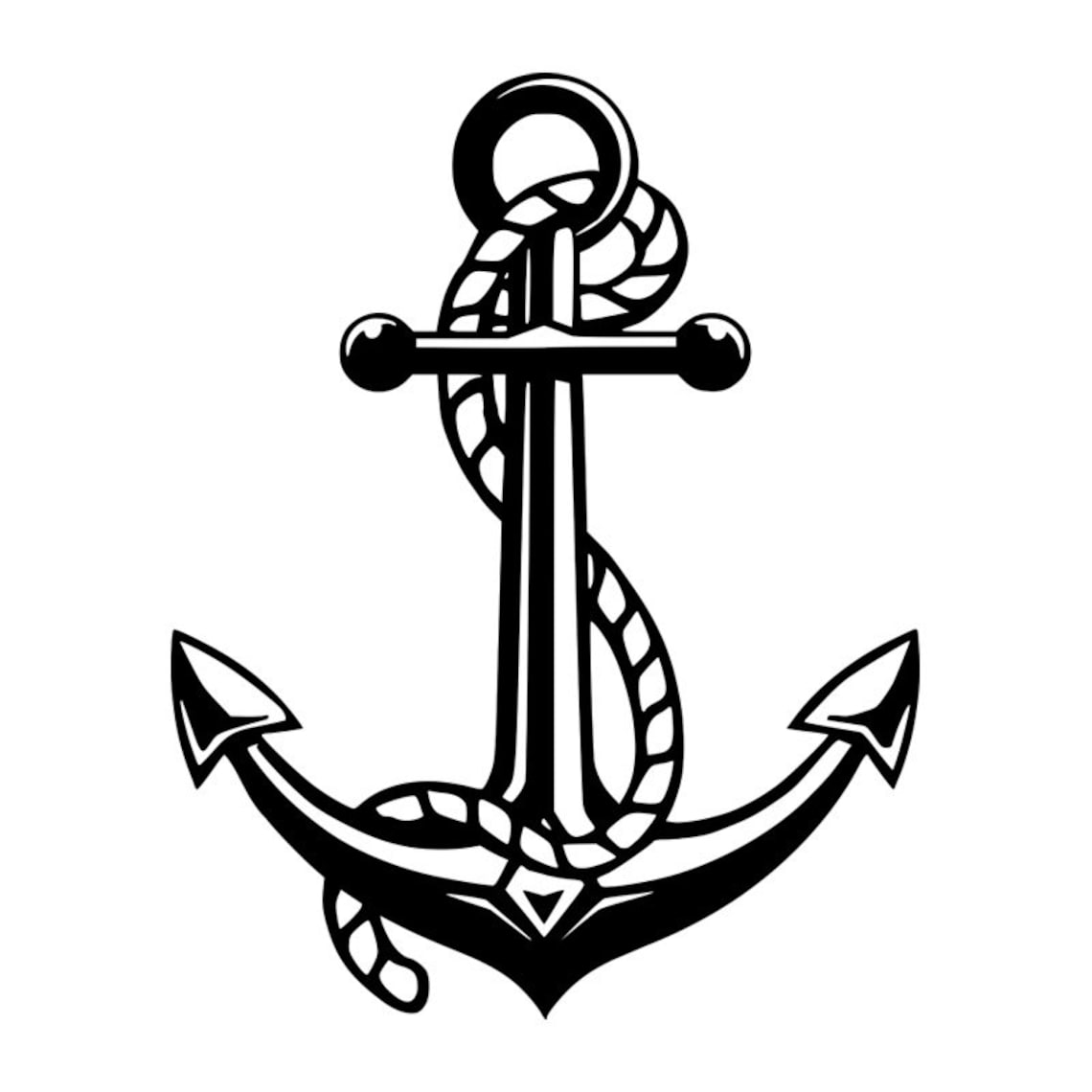 Anker mit Seil, Familie, Schablone Datei, maritimes Anker, Cricut Datei ...