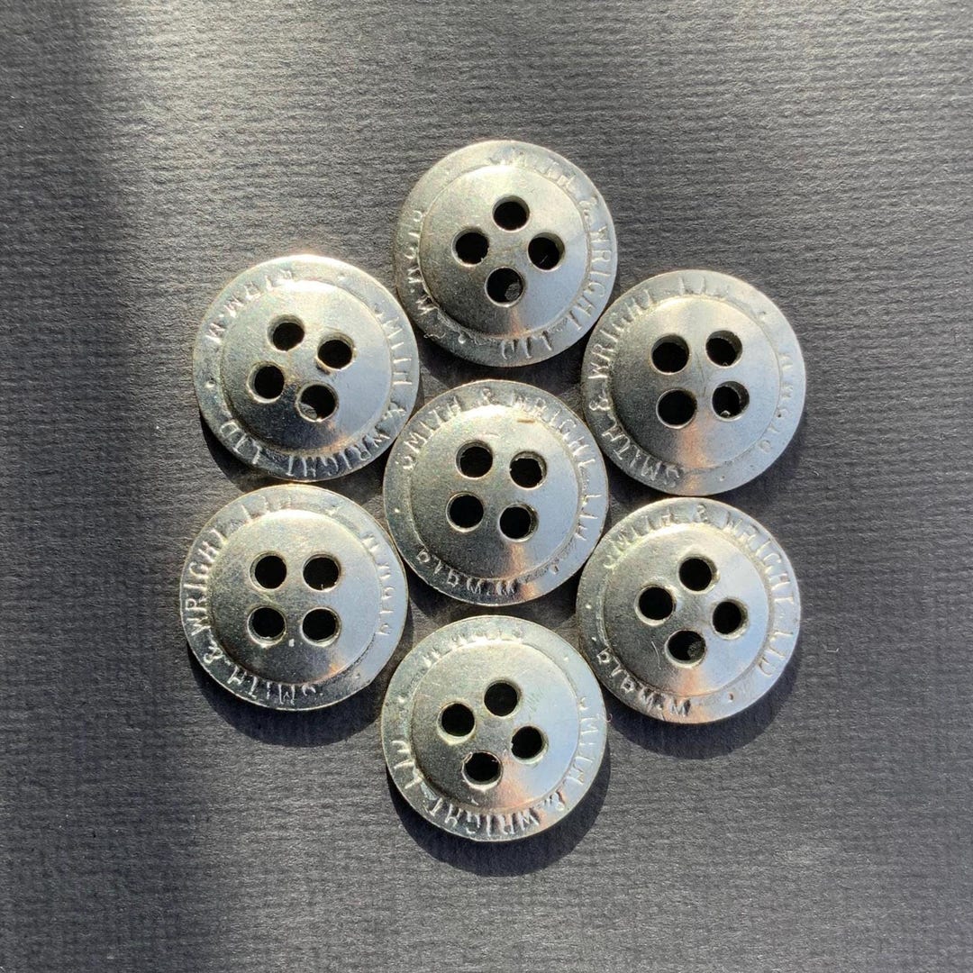 Vintage Smith & Wright Ltd Metal Buttons – British Tailoring Buttons ...