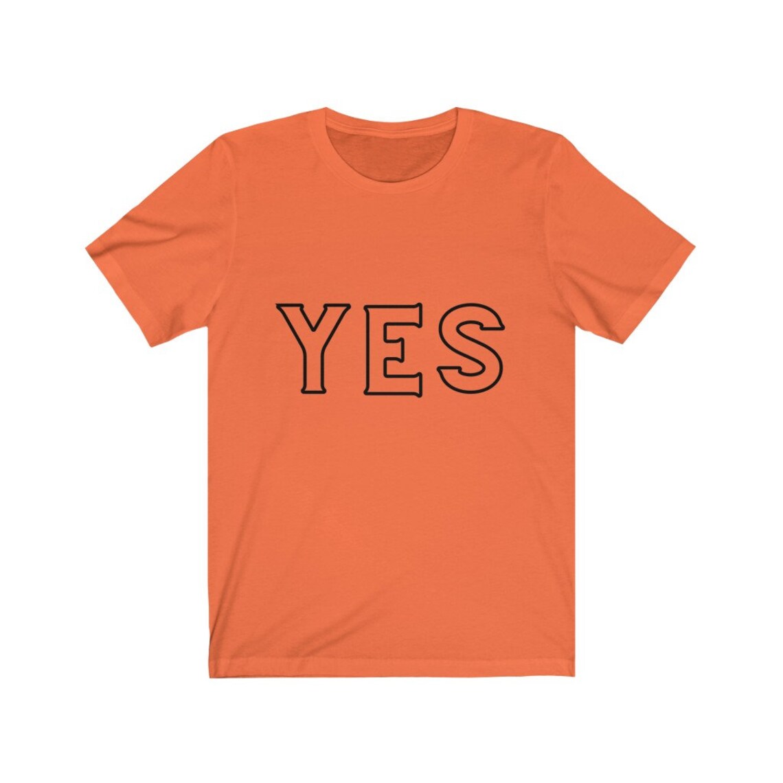 YES YES YES Kurzärmeliges T-Shirt | Etsy