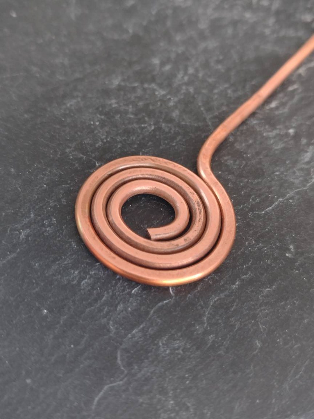 Copper Hair Pin Hair Pin Hand Forged Hair Pin Hand Forged Copper