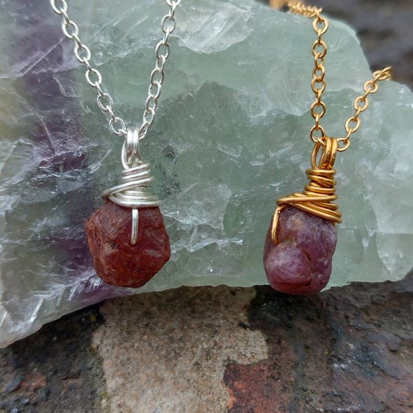 Ruby Pendant - Etsy