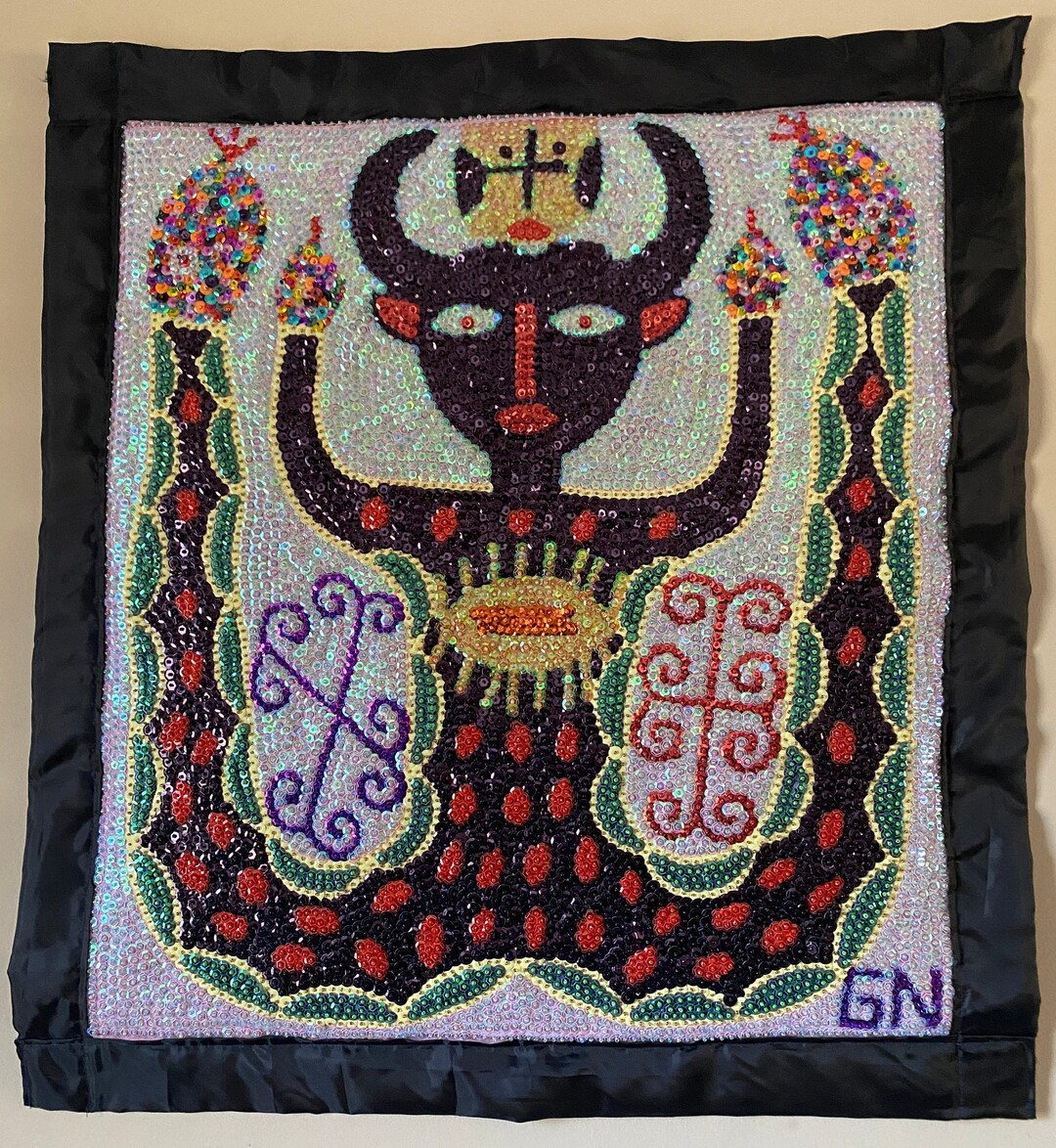 Bosou Dhamballah Haitian Vodou/voodoo Flag - Etsy