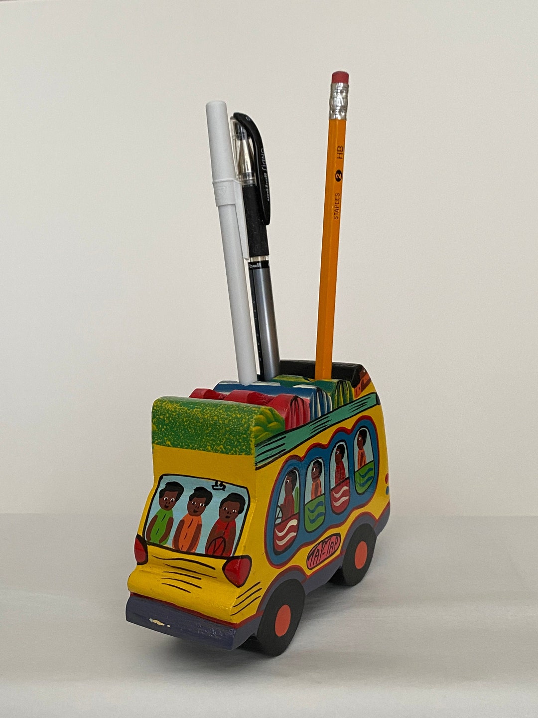 Haitian Bus Tap-tap Pen/pencil Holder - Etsy