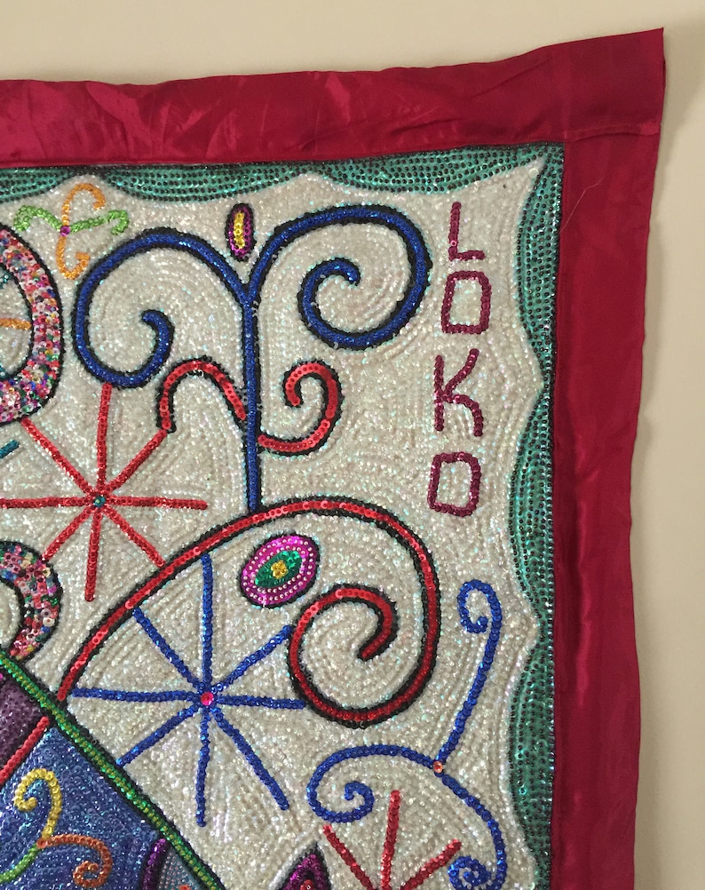 Papa Loko Haitian Vodou/voodoo Flag - Circa 2002 - Etsy