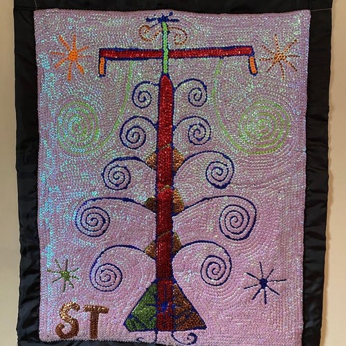 Haitian Voodoo Flag Erzulie Freda Original Artwork Edgar - Etsy