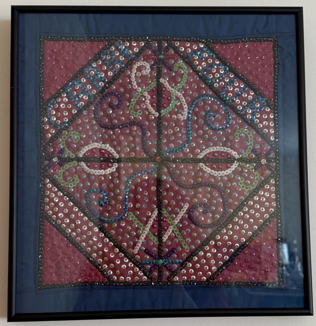 Carrefour (kalfou) Haitian Vodou/voodoo Flag Framed - Etsy