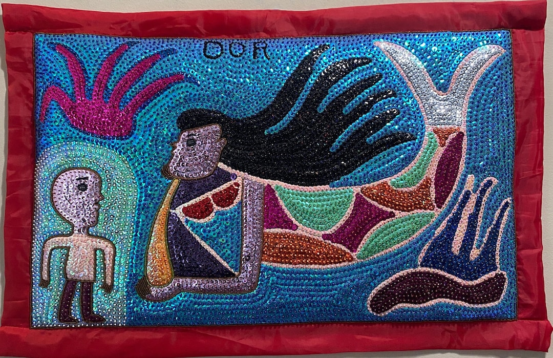 La Sirene and Agwe Haitian Vodou/voodoo Flag - Etsy