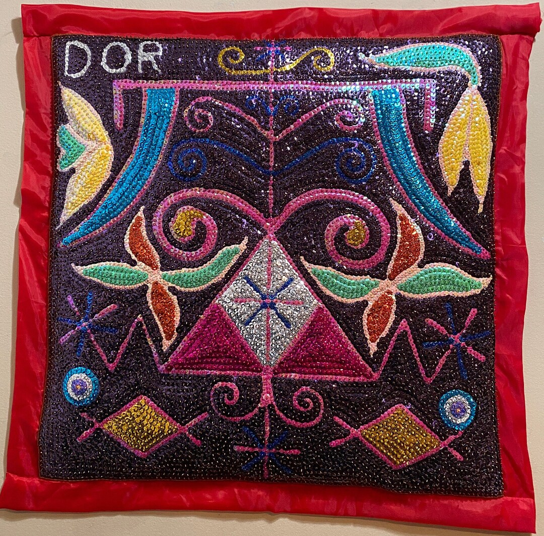 Ogou Feraille Haitian Vodou/voodoo Flag - Etsy