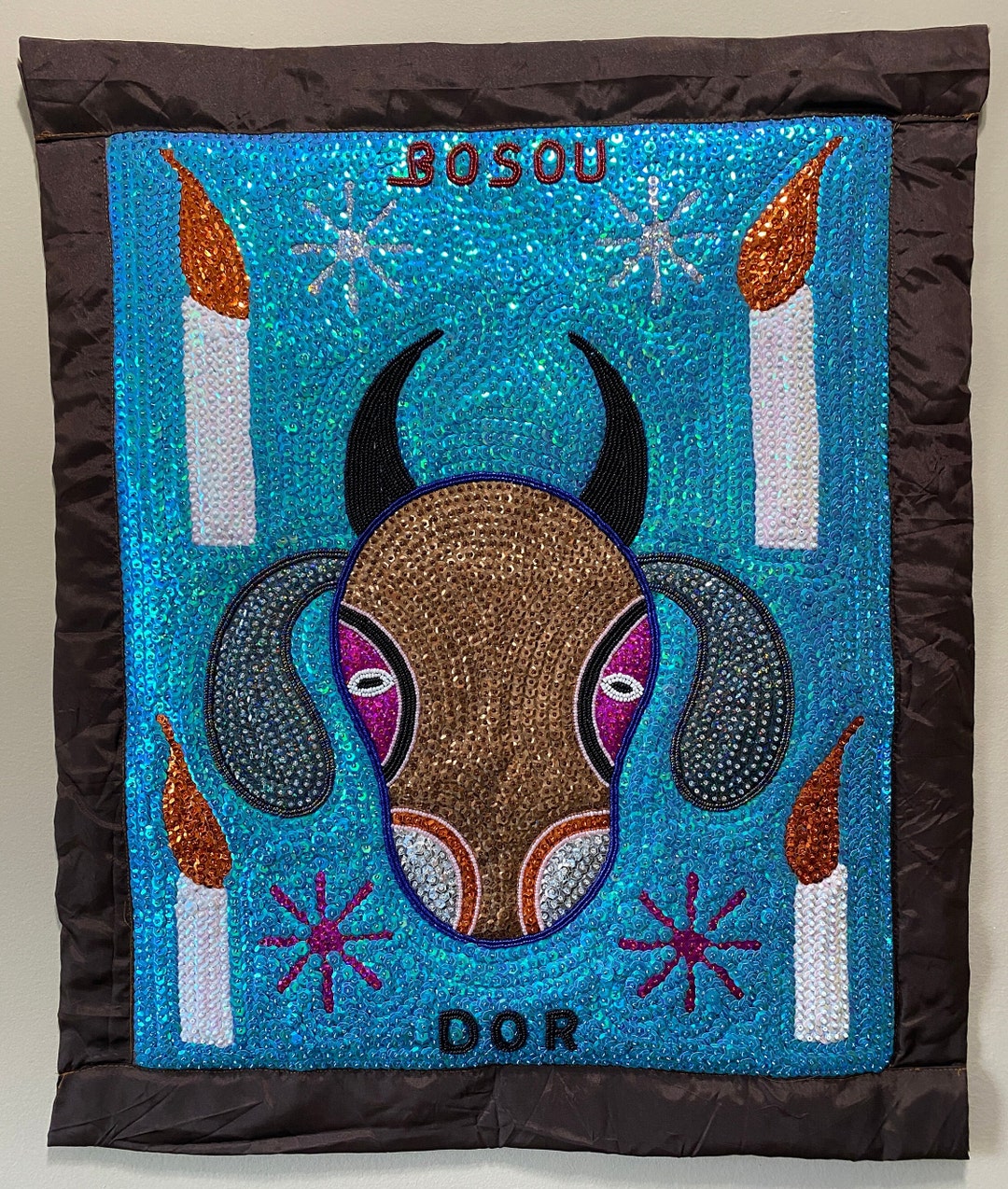 Bosou Koblamin Haitian Vodou/voodoo Flag - Etsy