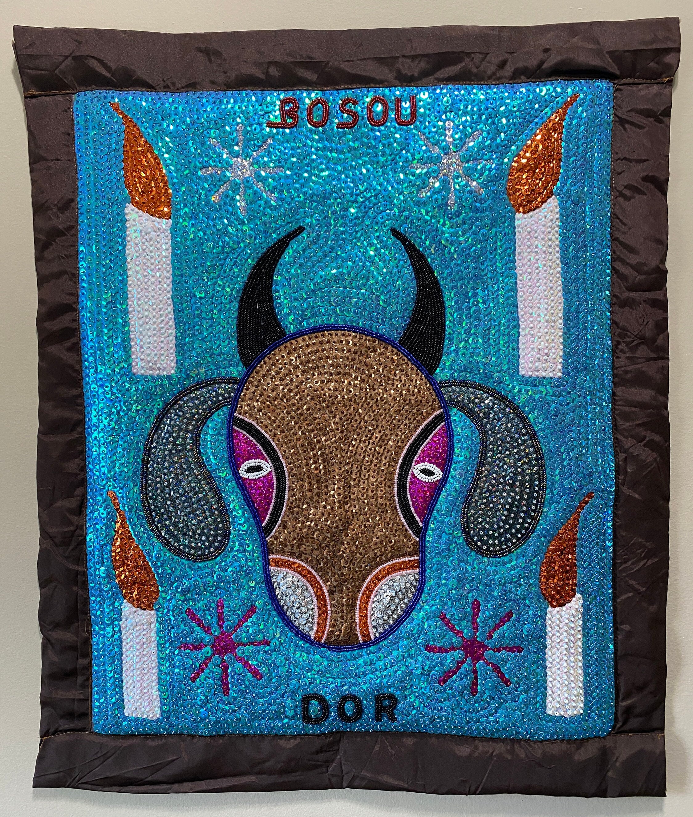 Bosou Koblamin Haitian Vodou/voodoo Flag - Etsy