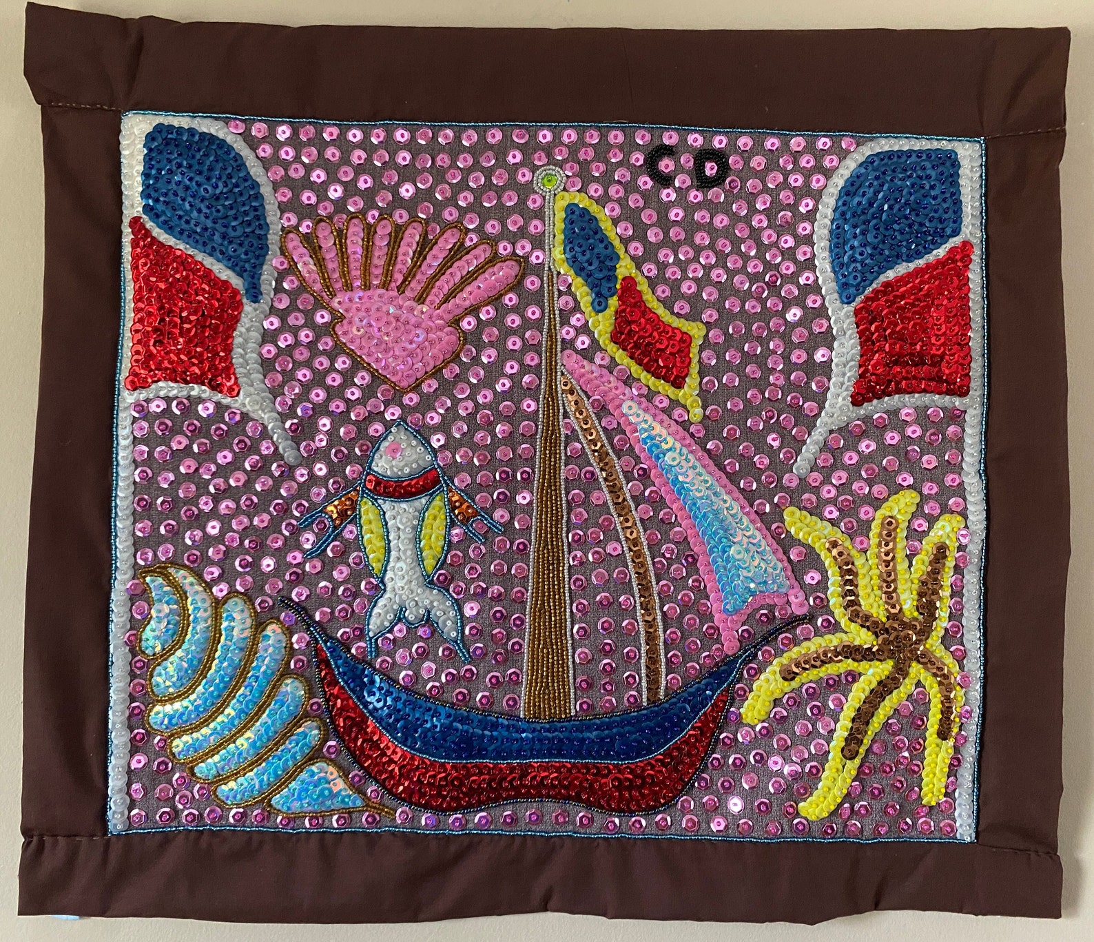 Agwe Haitian Vodou/voodoo Flag - Etsy