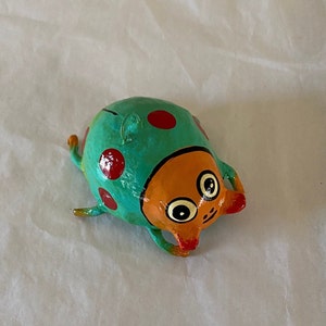 Miniature Lady Bug Haitian Papier Maché - Etsy