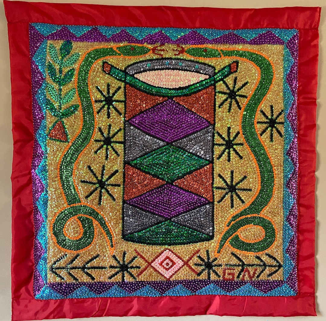 Ibo Lélé, Dhamballah and Aïda Hwédo Haitian Vodou/voodoo Flag - Etsy