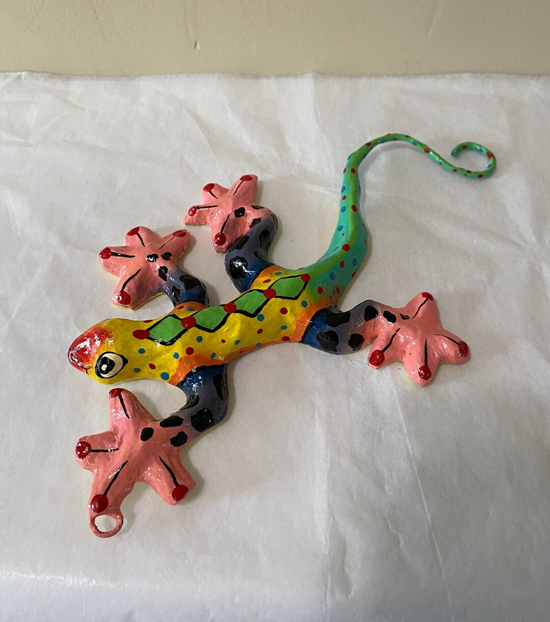 Tropical Lizard Haitian Papier Maché - Etsy