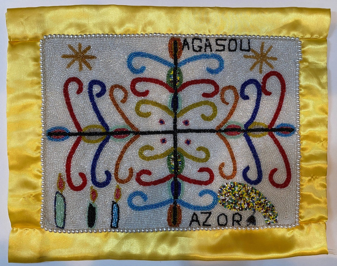 Legba Agassou Haitian Vodou/voodoo Flag - Etsy