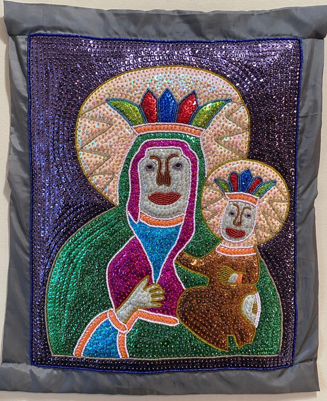 Erzulie Dantor Haitian Vodou/voodoo Flag - Etsy