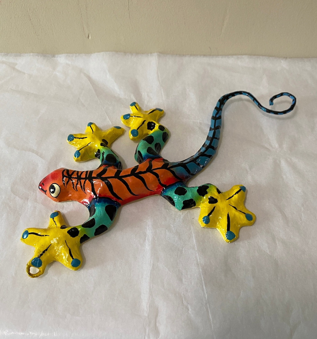 Tropical Lizard Haitian Papier Maché - Etsy