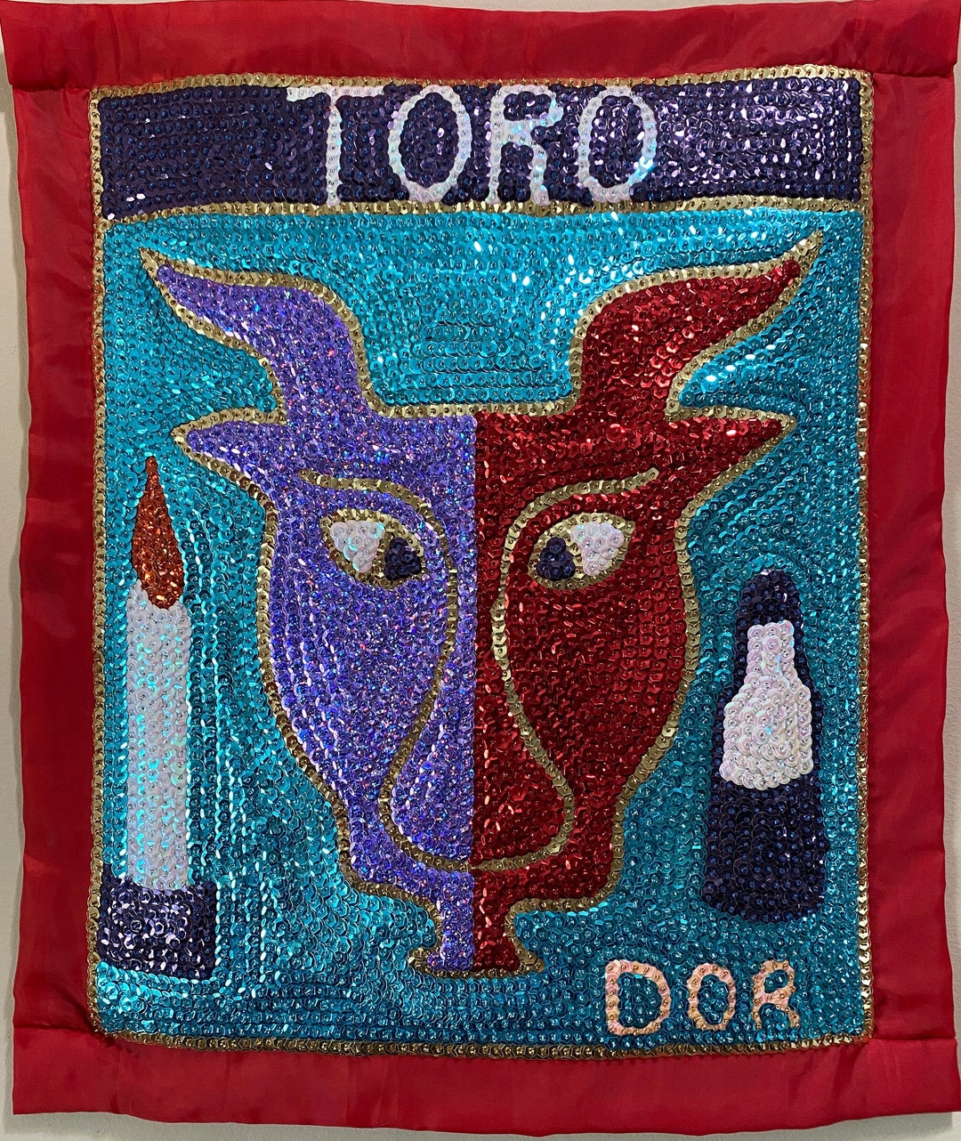 Bosou Koblamin Haitian Vodou/voodoo Flag - Etsy