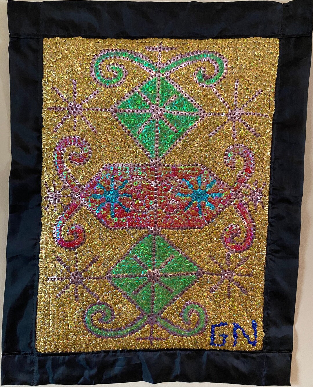 Carrefour Maza Haitian Vodou/voodoo Flag - Guisnol Noncent - Etsy