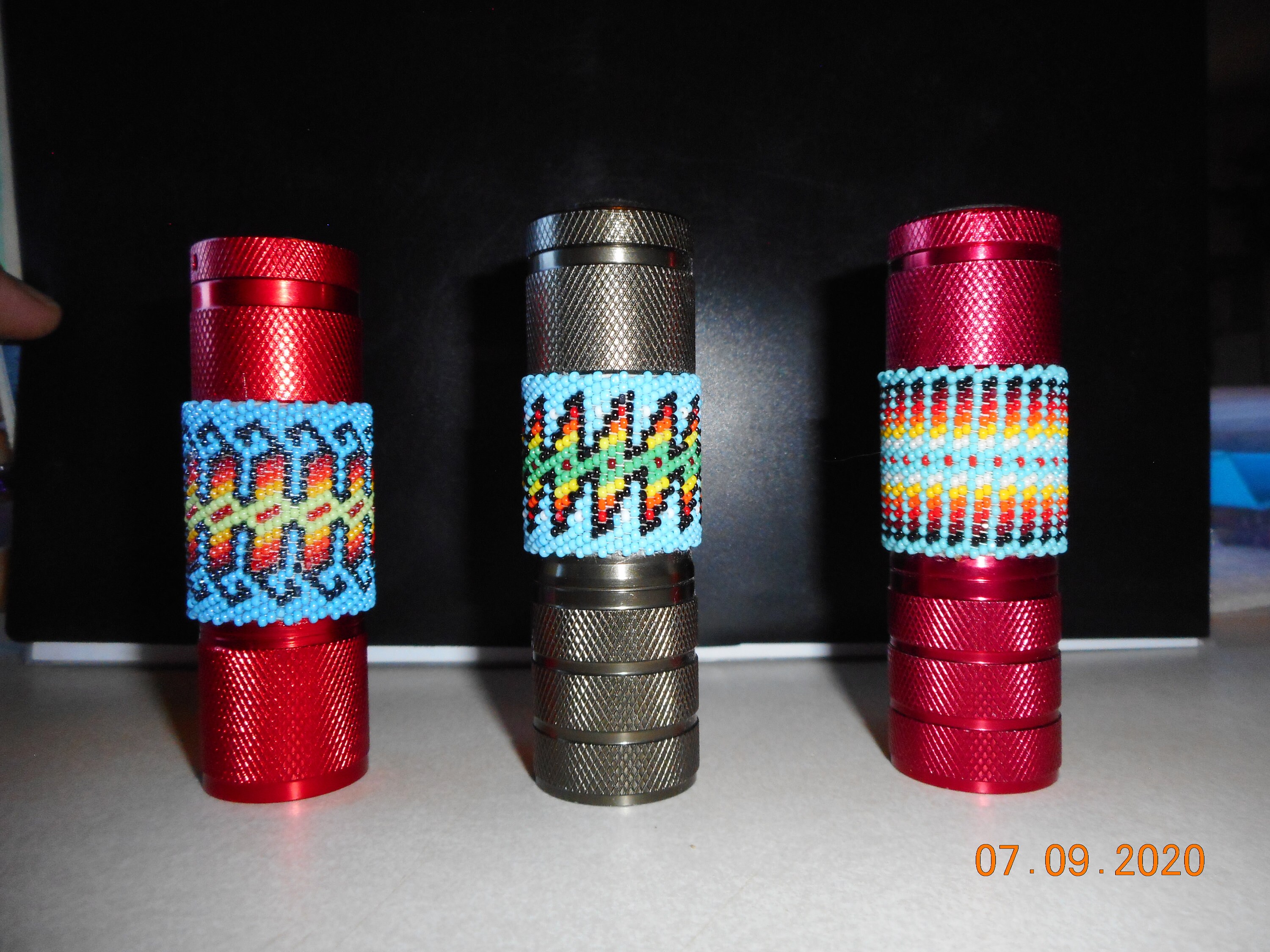 Native American Beaded Flashlights - Etsy