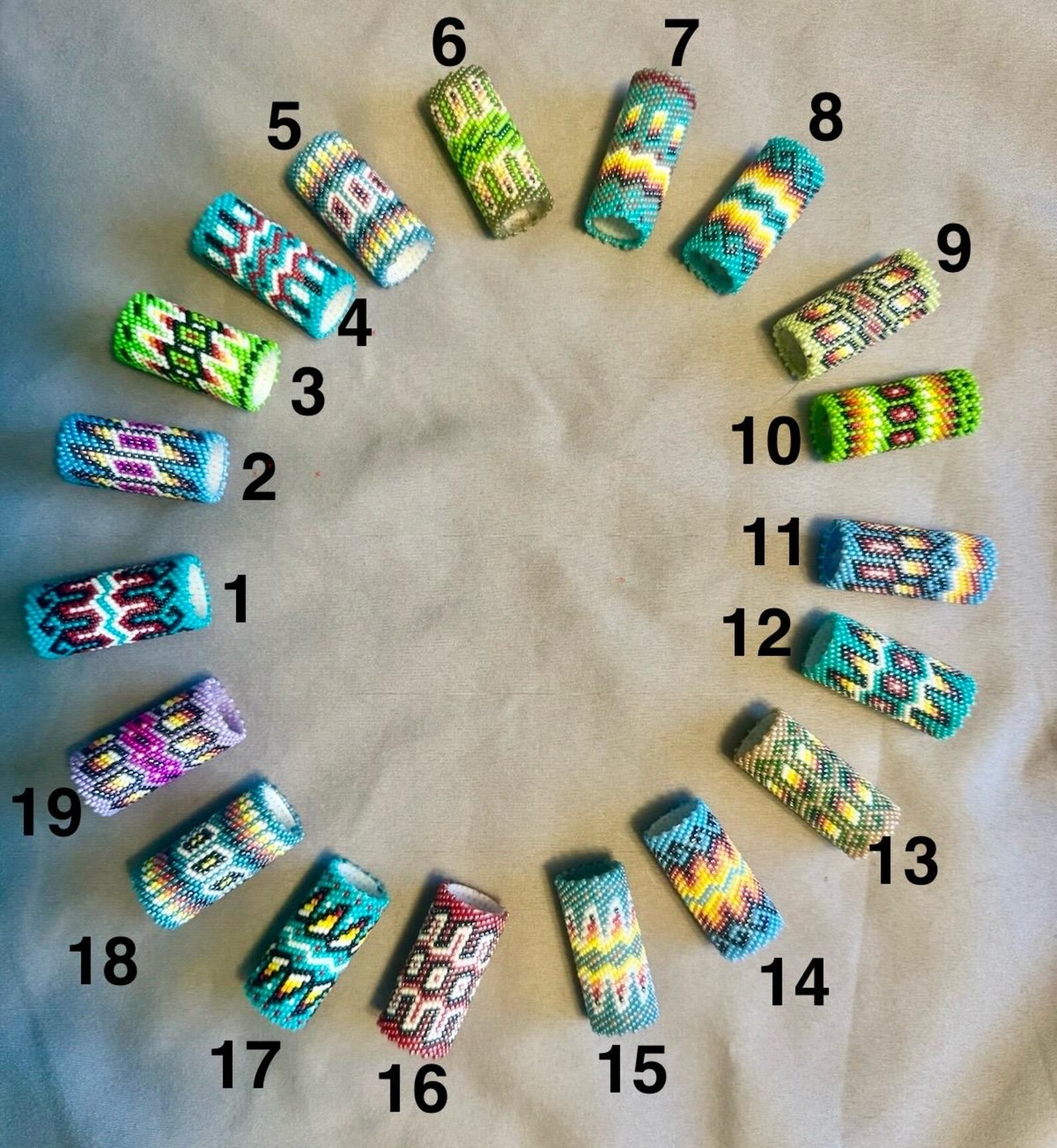 Beaded Scarf or Handkerchief Sliders - Etsy