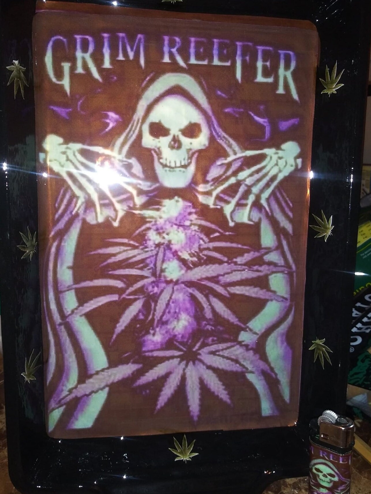 Handmade Grim Reefer Serving Tray - Etsy