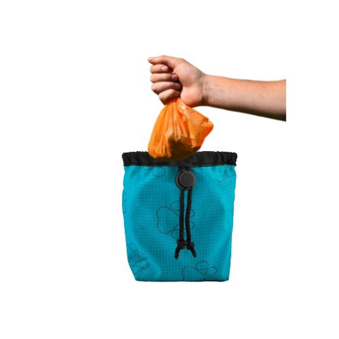 Dog Poop Waste Bag Dog Poop Carrier Clips to the Leash 2 Pockets Inside ...