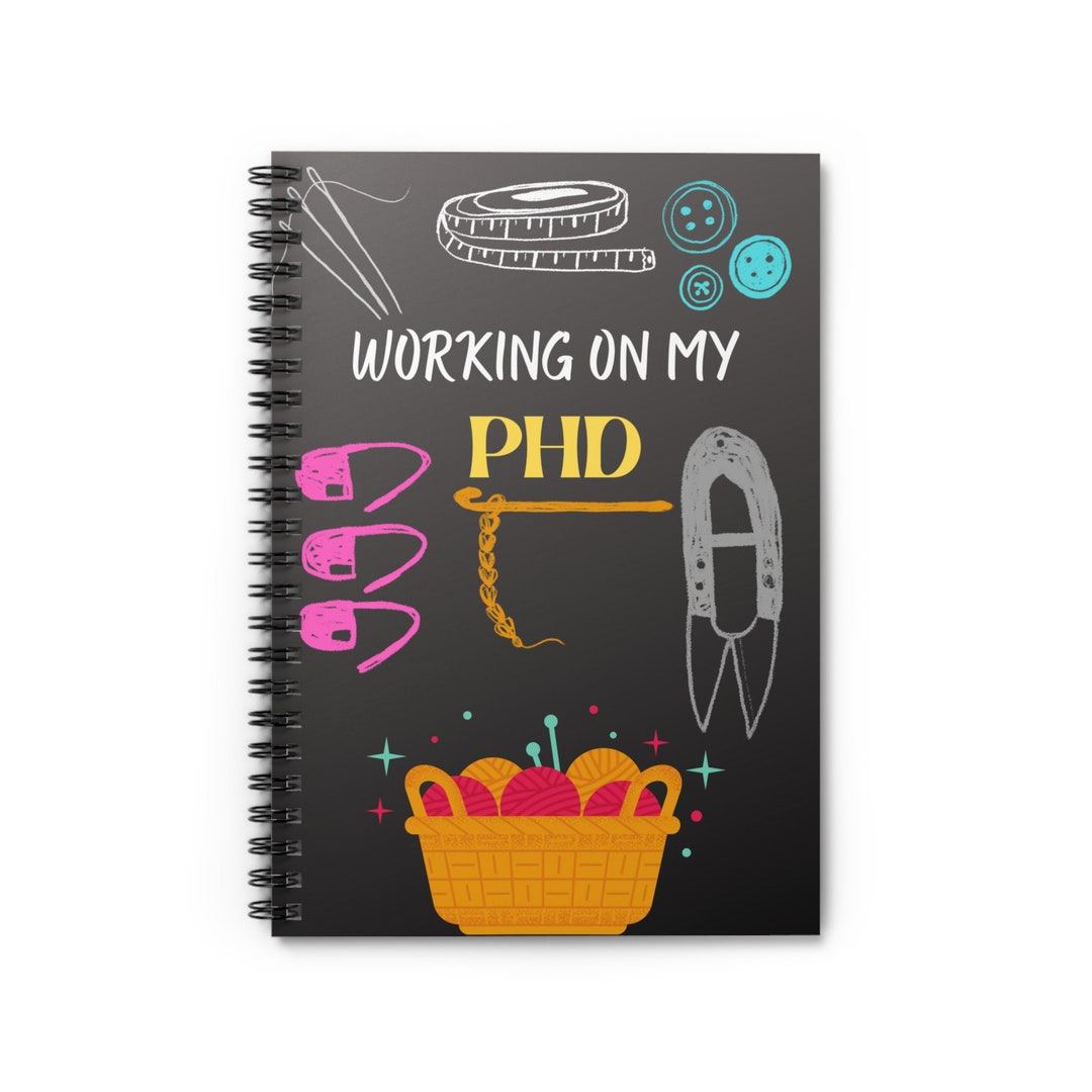 PHD Project Journal Project Half Done Spiral Notebook - Etsy