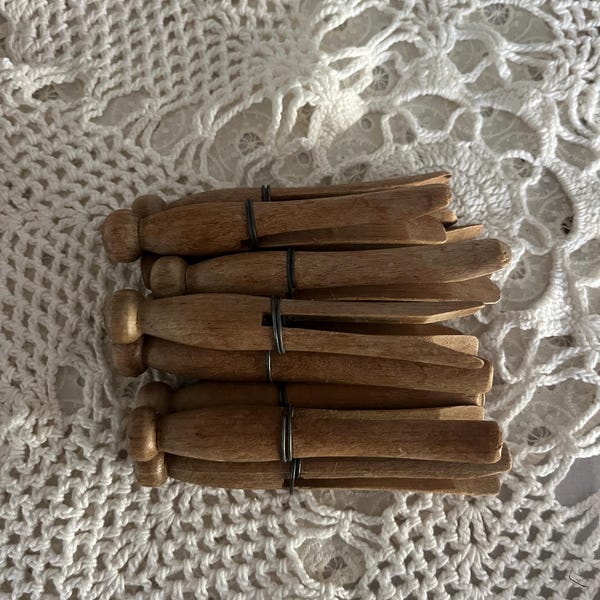 Antique Clothespins - Etsy