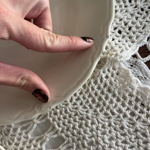 Antique CHIPPED Ironstone Plate Set Scio Ransom 9 Plates White Ware - Etsy