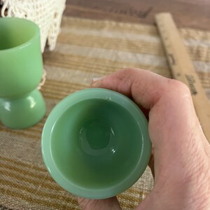 Pair of Antique Jadeite Egg Cups - Etsy