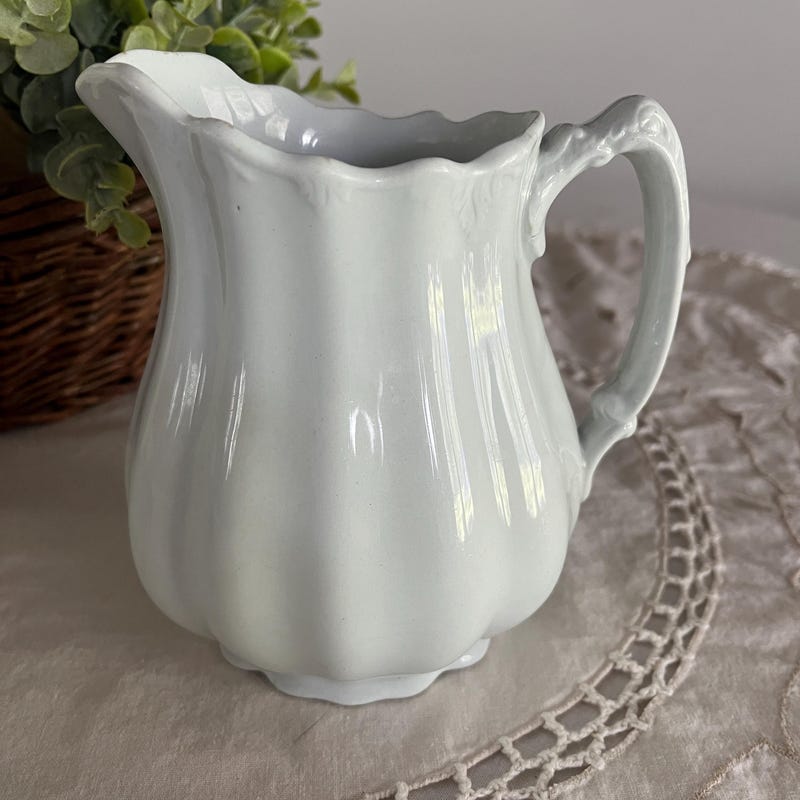 Ironstone Pitcher - Etsy