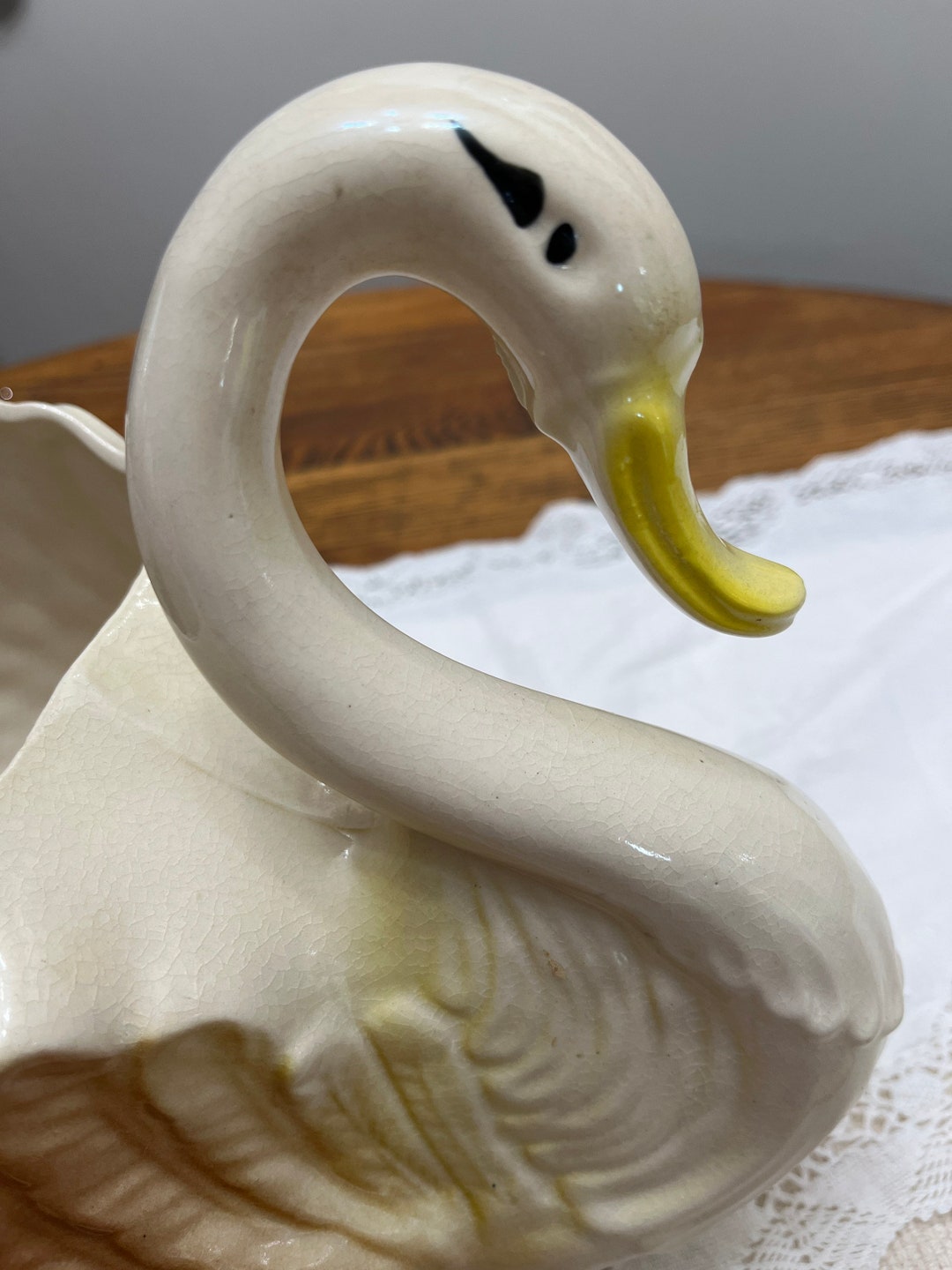 Retro Vintage Swan Vase - Swan Planter - Etsy