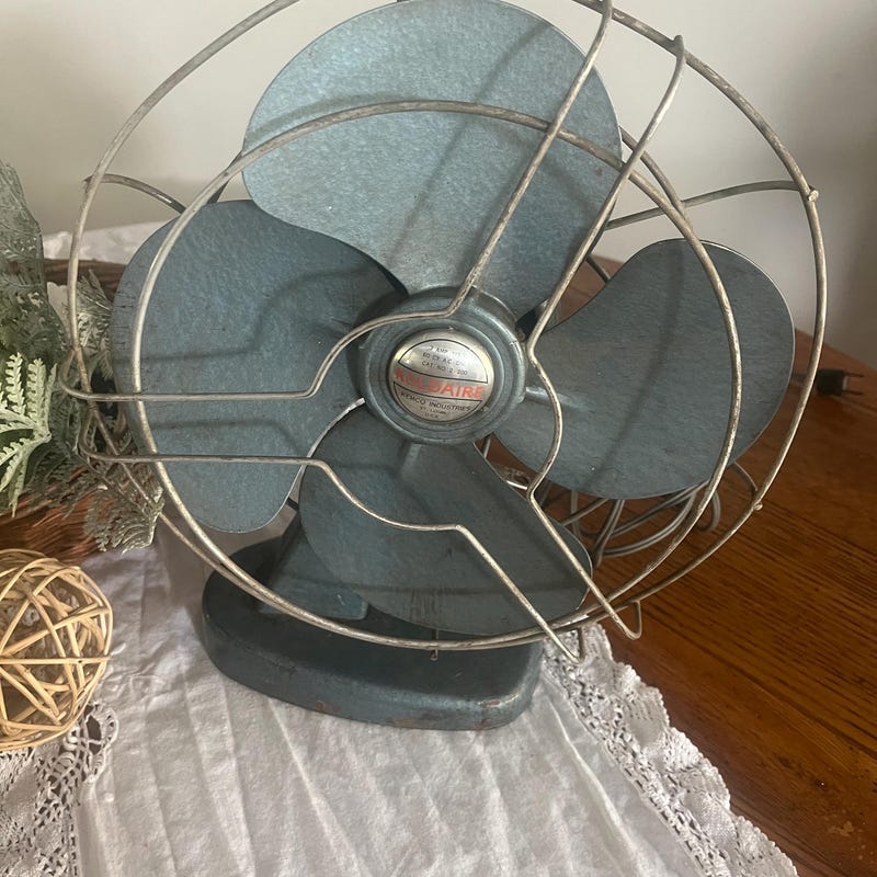 Vintage Desk Fan - Etsy