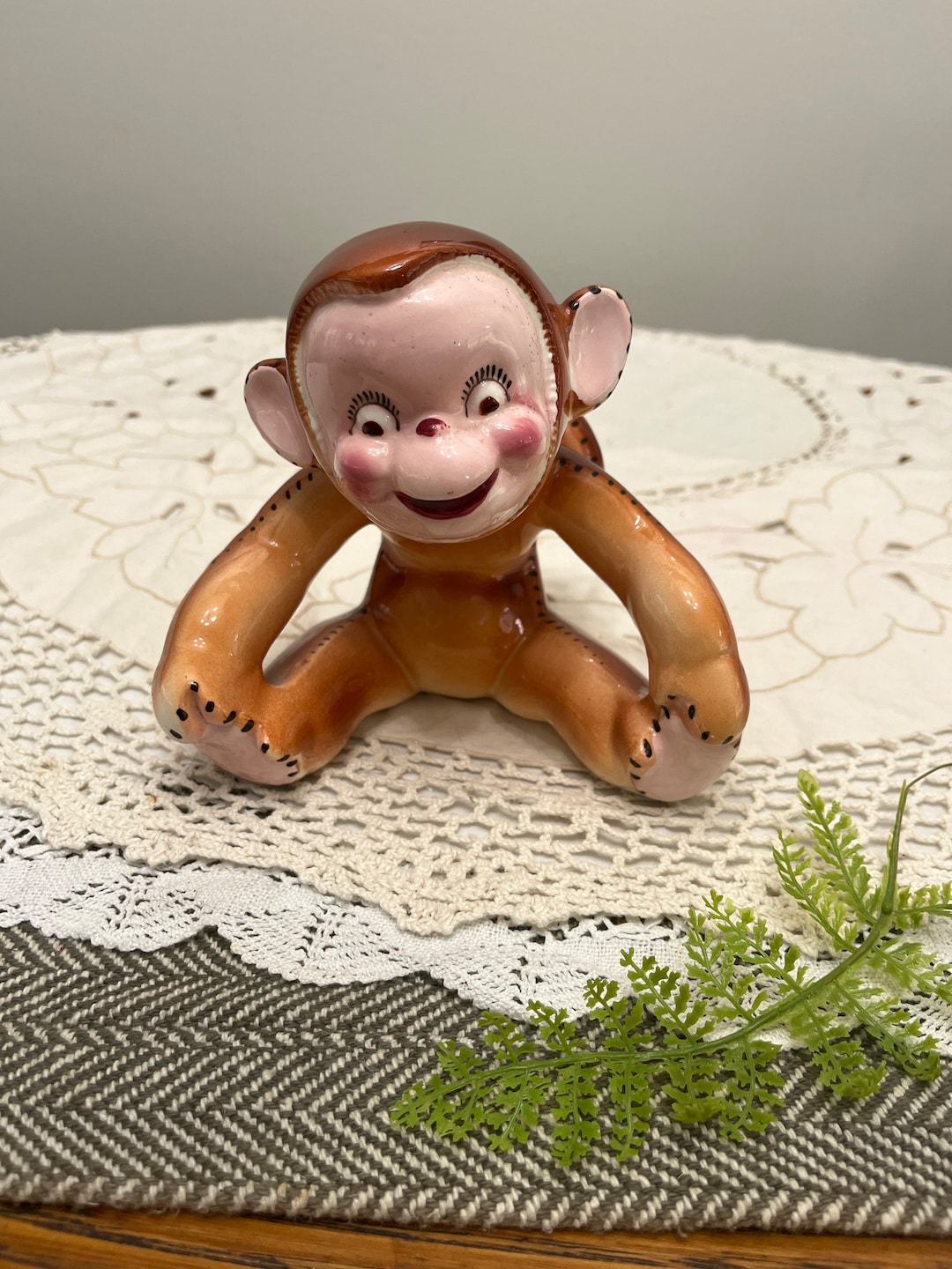 Vintage NAPCO Vase - Antique Monkey Vase - Etsy