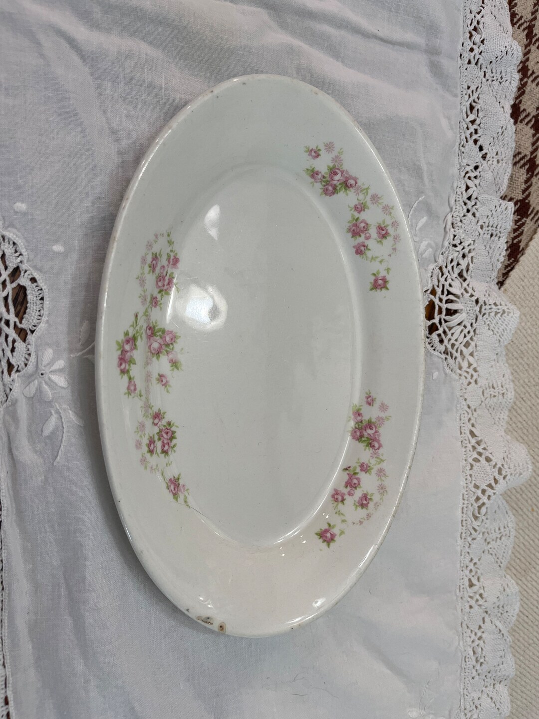 Small Royal China Platter - White Ironstone Transferware - Etsy