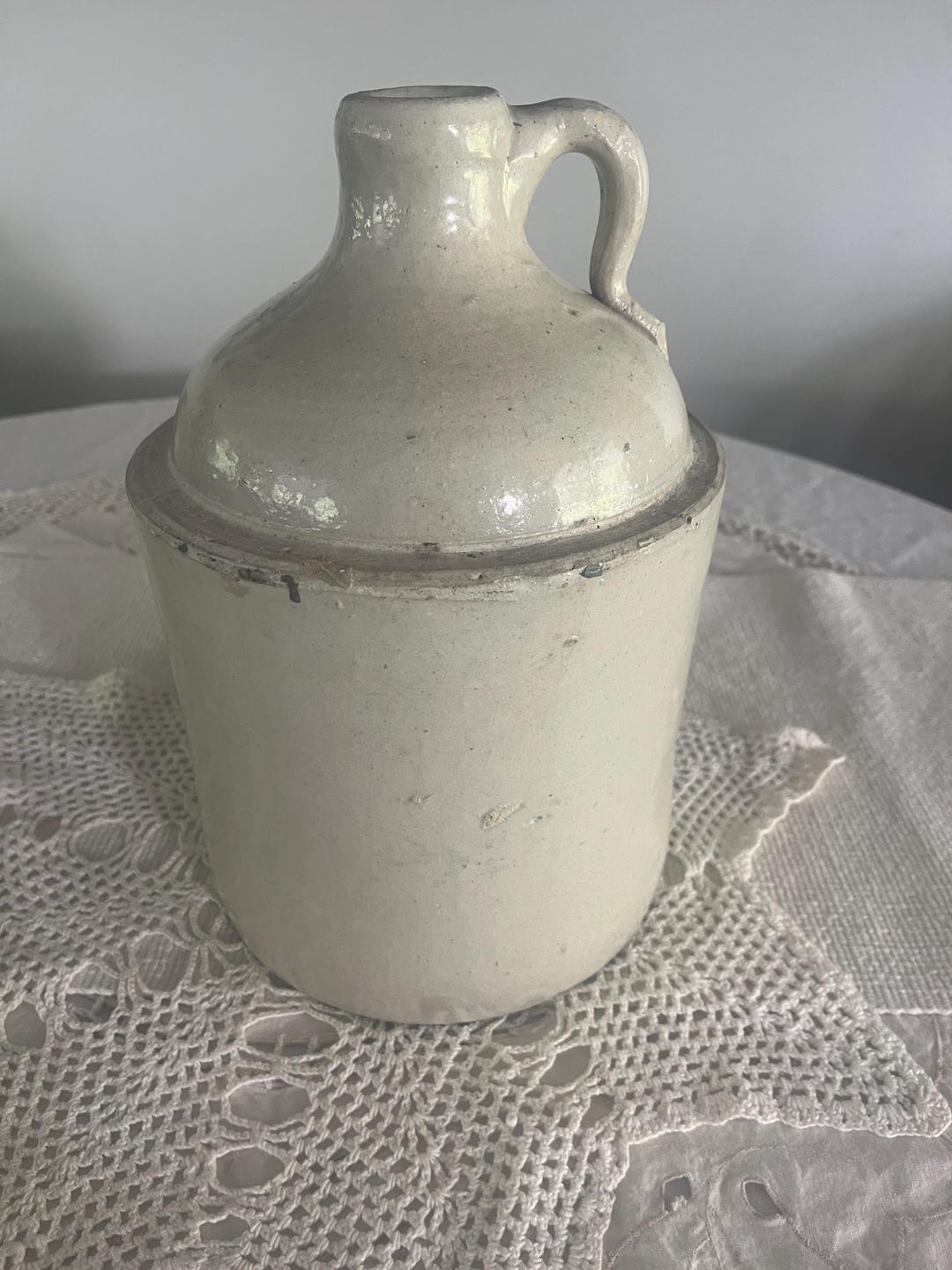 Antique Stoneware 1 Gallon Jug - Shoulder Jug Salt Glazed Crock Jug - Etsy