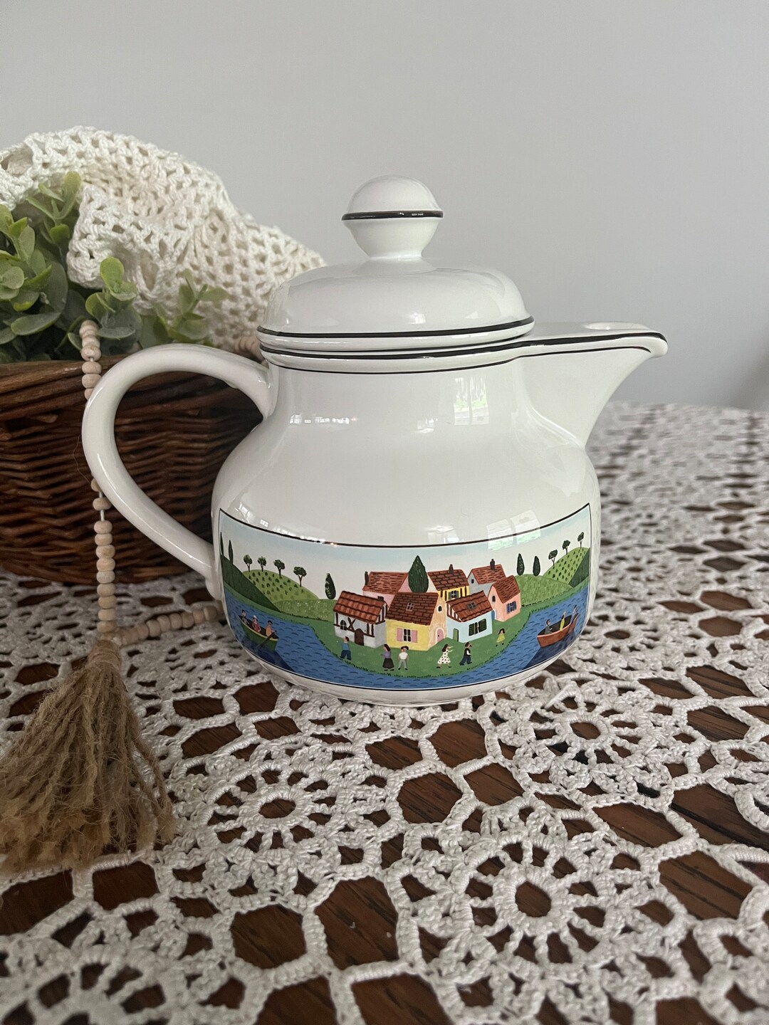 Vintage Villeroy & Boch Luxembourg Design Naïf Teapot Design Naif Tea ...