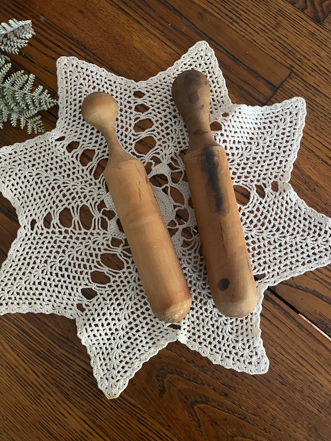 Antique Wooden Mashers / Wooden Pestles - Selling as Set Prim Masher Pestles - Etsy