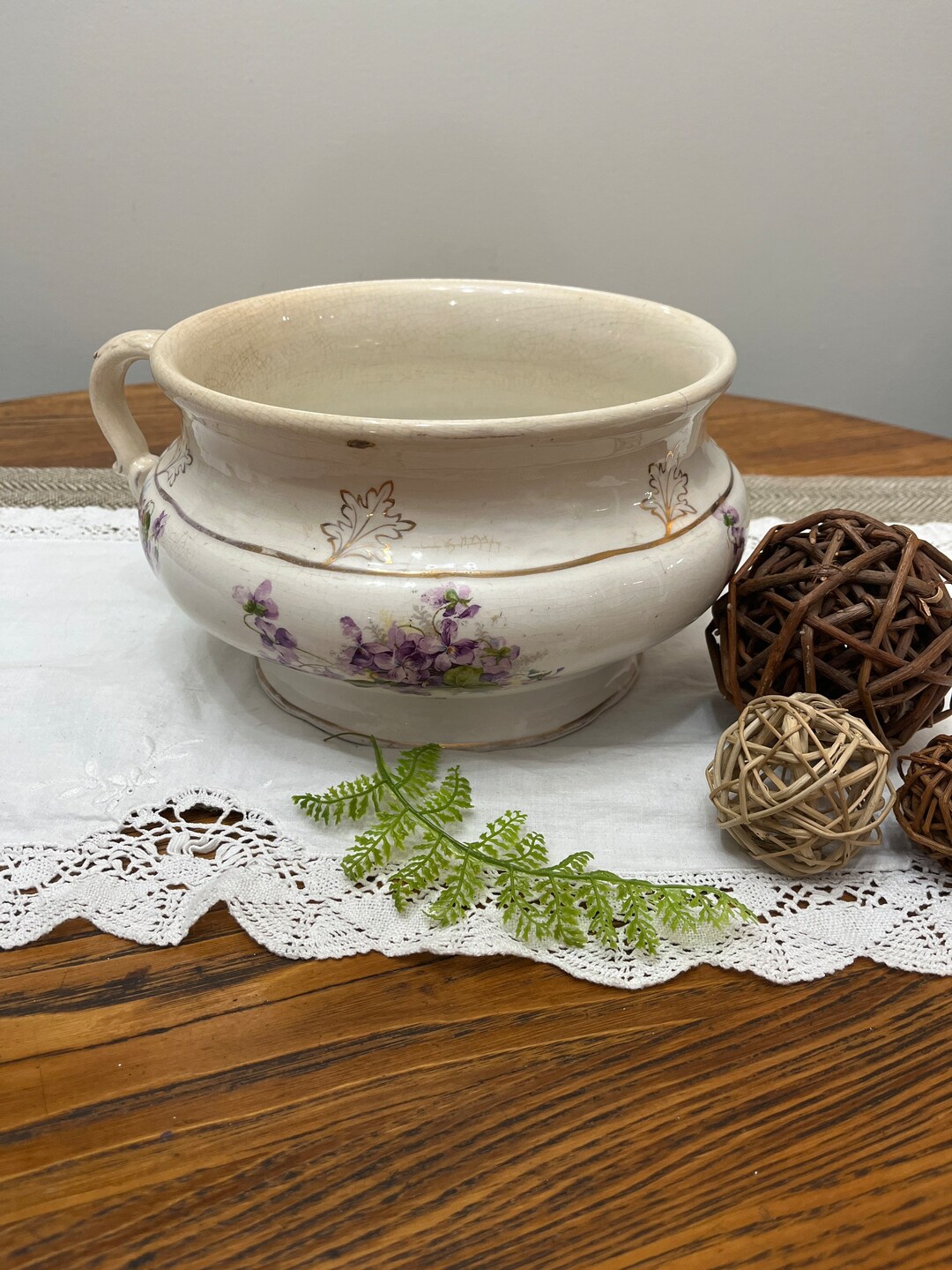 Knowles Taylor and Knowles Chamber Pot Antique Ironstone Chamber Pot - Etsy