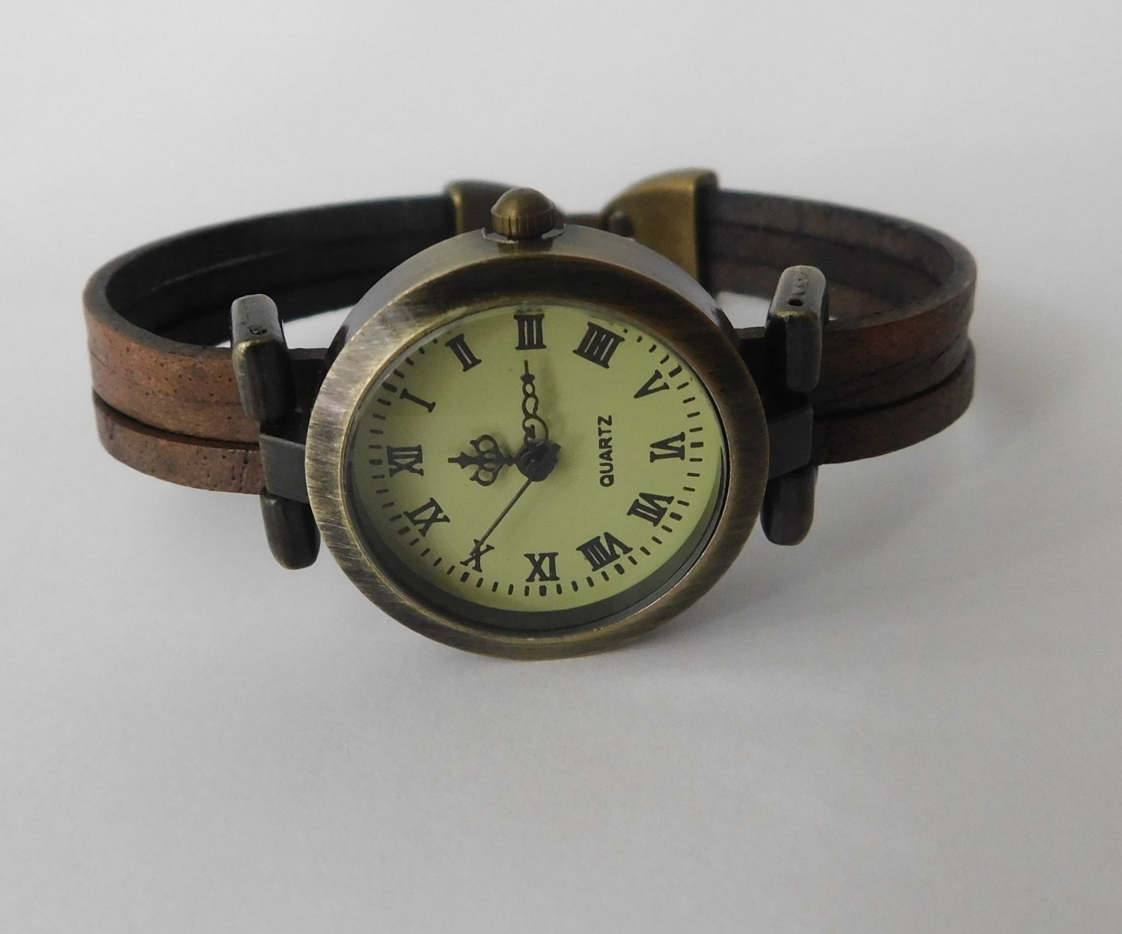 Handmade Leather Watch for Women. Women's Wrist Watch With Custom Size ...