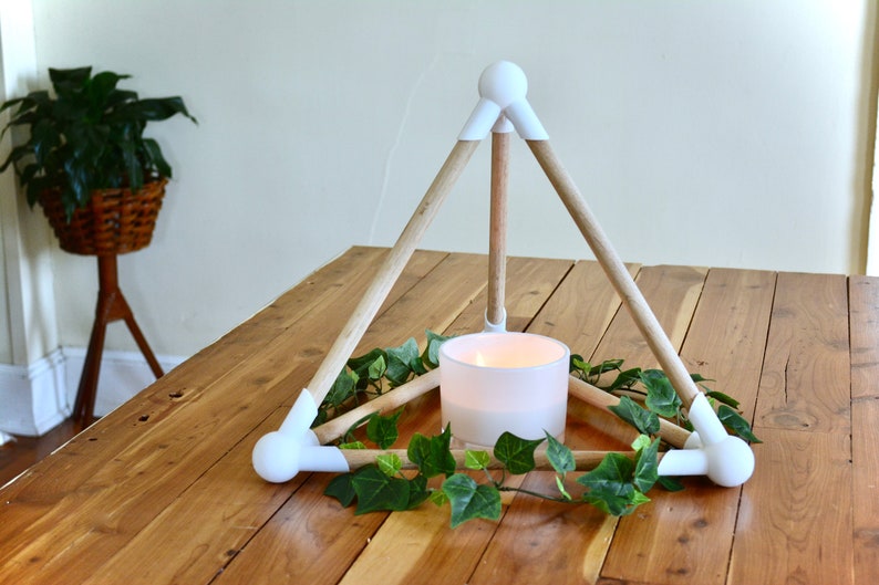 Triangular Centerpieces - Copper, Wood, All-white - Wedding ...